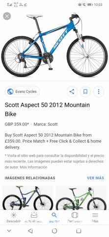 Sale > scott aspect 50 2012 > in stock
